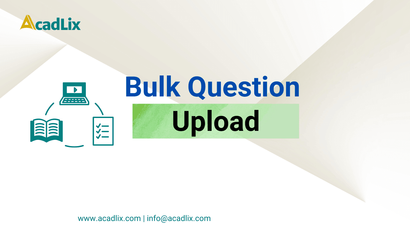 Bulk Question upload from MS Word - AcadLix LMS